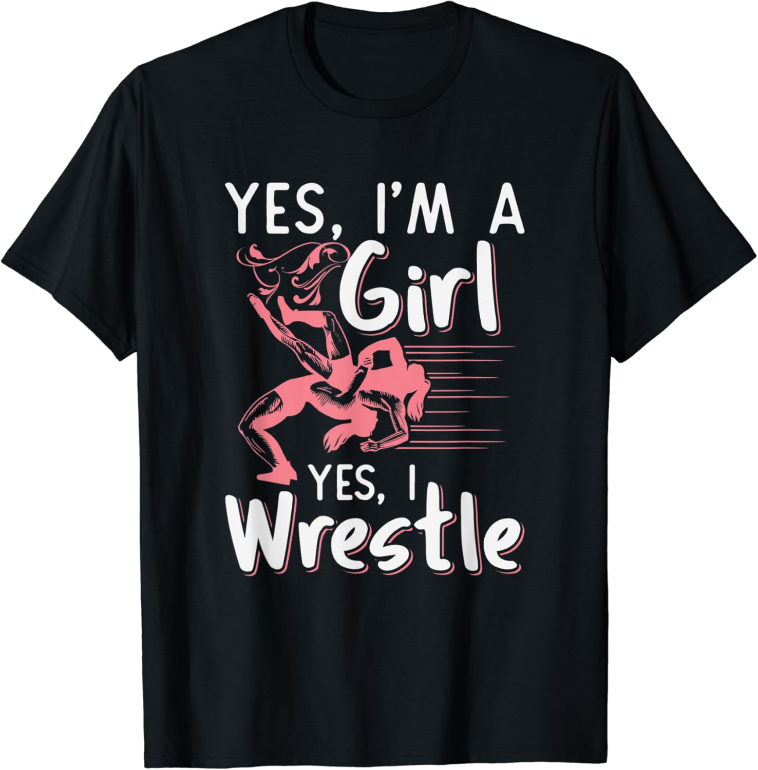 Wrestler Girl T Shirt Wrestling Gift Vintage Combat Wrestle T Shirt wrestler-girl-t-shirt-wrestling-gift-vintage-combat-wrestle-t-shirt